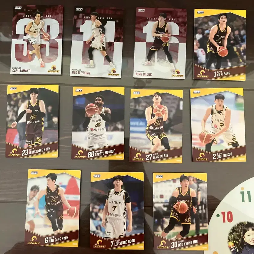 KBL Card Changwon LG Sakers KAL TAMAYO HIRAYOSHI YUKI SANGSEONG HYUN on ...