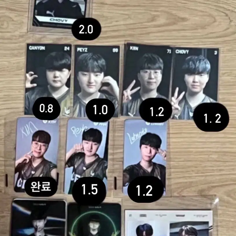 Lck 24 Xen(Chovy, Fei, Guiin, Canyon), 24 DeepGee photocard, WTS #lck,#젠지,#딮기,#쵸비,#페이즈 on ...