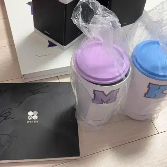 BTS Bangtan autographed album Xen no longer sells water bottle albums ...