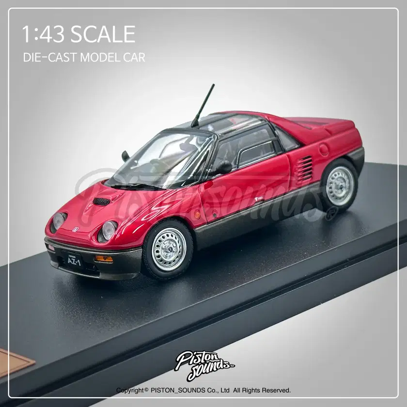 1:43 Scale Mazda Auto Jam AZ-1 Red JDM Diecast Car Model #1:43다이캐스트,#다이 ...