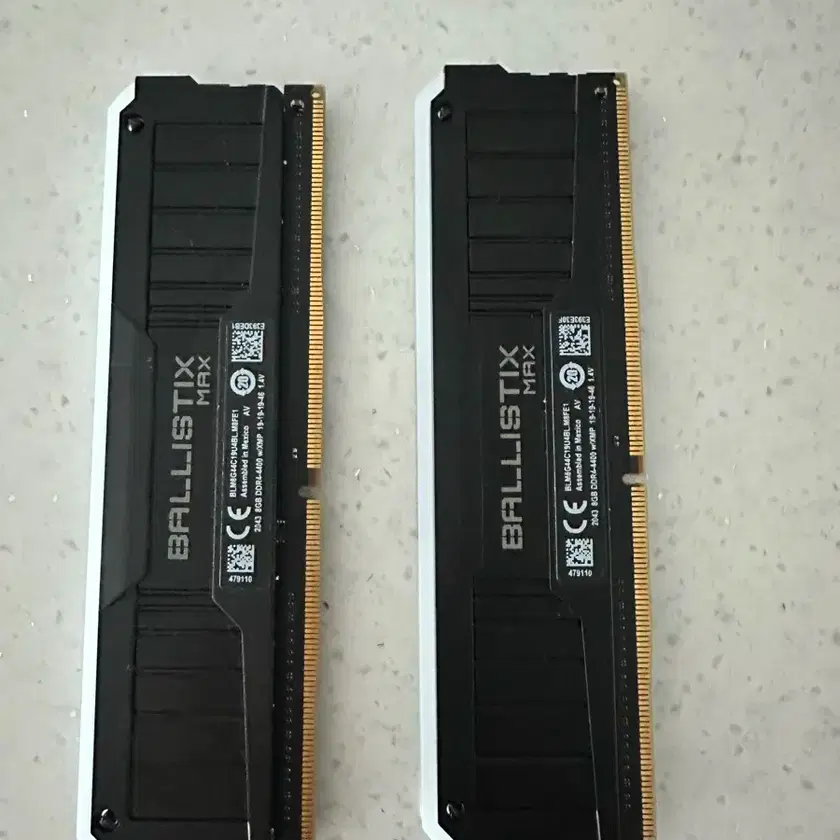 Ballistix max DDR4 CL19 4400 8x2 RAM memory on Bunjang Global Site.
