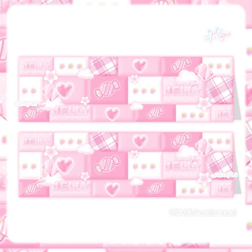 Heather-tack (pink-white) Pabon #바인더대지,#인덱스대지,#탑로더대지,#헤더택,#대지 on ...