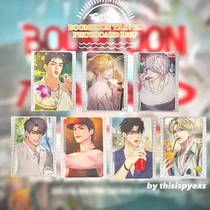 Bomtoon Thailand Han Seo-in Eve Backlight Didi Je Photo kard photocard ...