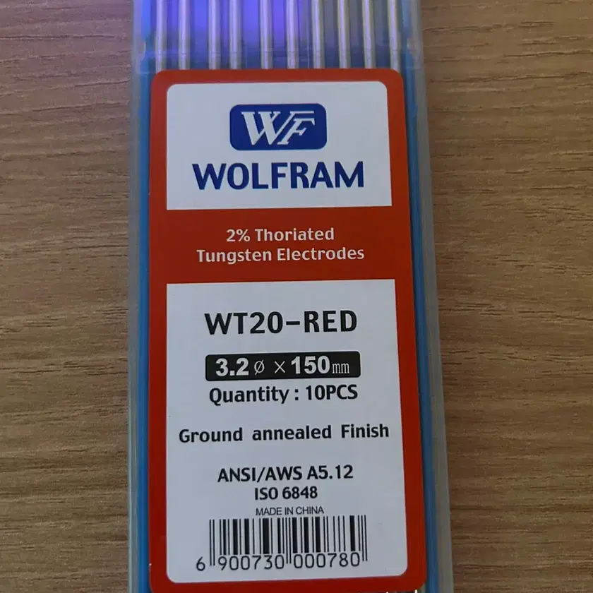 Wolfram Tungsten Rod (Electrode Rod) WT-20 (RED) 3.2*150mm Sell #텅스텐봉 ...