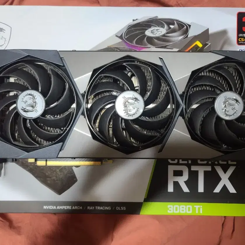 VGA) MSI RTX 3080Ti Supreme X for sale on Bunjang Global Site.