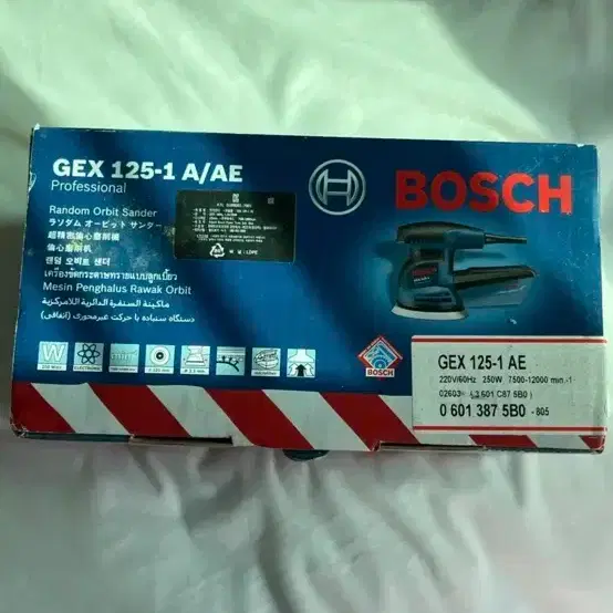 BOSCH | 보쉬 [New Product] Bosch GEX 125-1 A/AE Circular Random Orbital Electric Sander on Bunjang ...