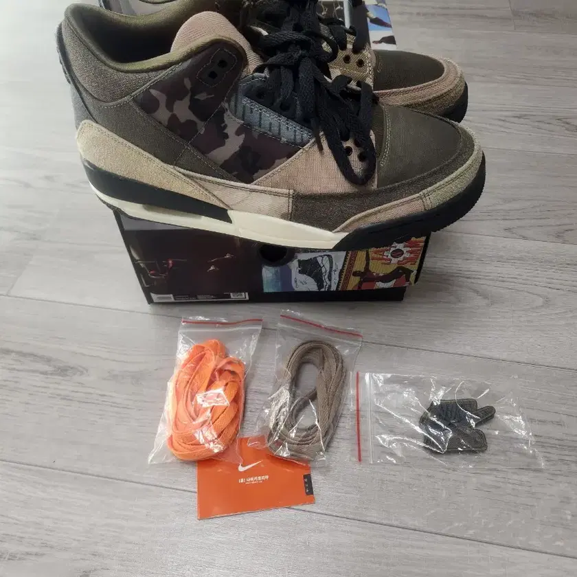 JORDAN | 조던 Jordan 3 Retro Patchwork Camo 265 #조던3,#패치워크,#카모,#265,#조던 ...
