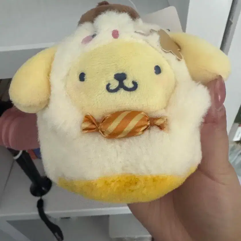 Sanrio Pompompurin Candy Ghost doll Keyring on Bunjang Global Site.
