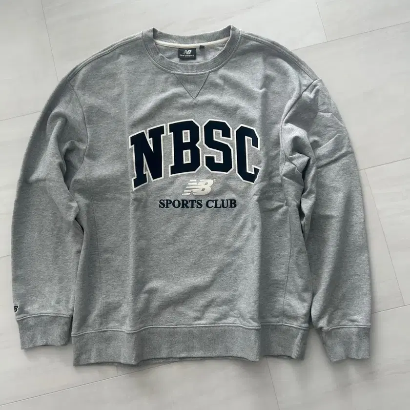NEW BALANCE | 뉴발란스 New Balance NBSC Semi-Overfit Gray Men's Sweatshirt ...