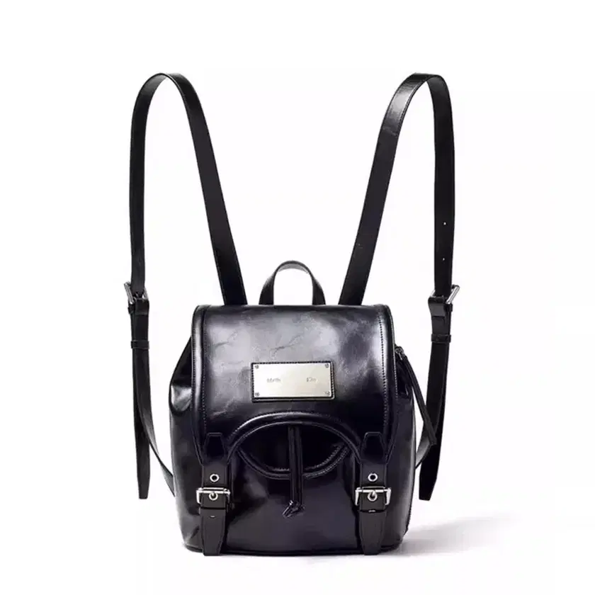 MATIN KIM | 마뗑킴 {New Product} MANTENKIM Buckle Detail Backpack Black ...