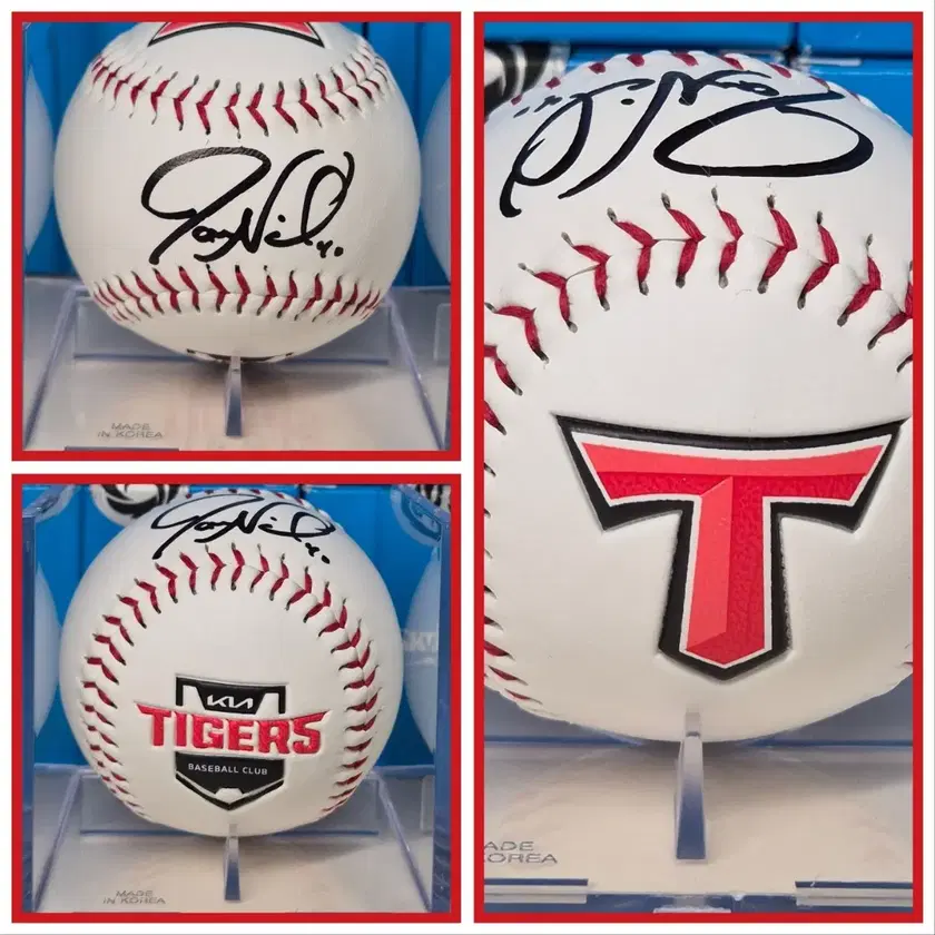 Kia Tigers' James Nail autographed baseball #네일,#기아타이거즈,#기아타이거즈네일,#기아 ...