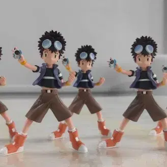 (1 unit of in-kind) MAPLE Choi San-ha Resin Digimon Figure Digimon ...