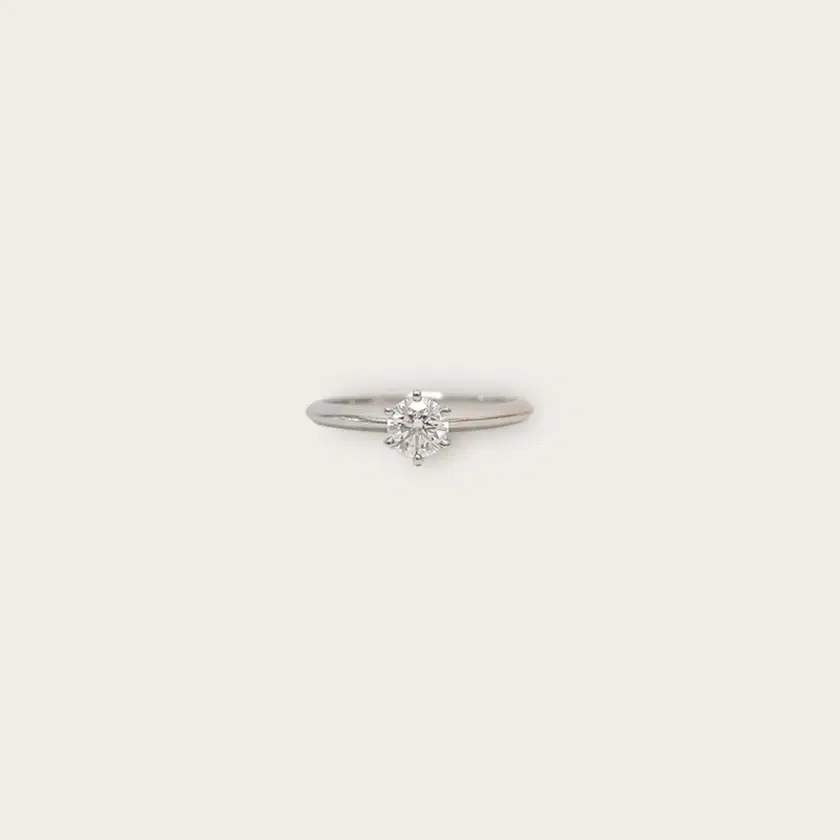 TIFFANY & CO. | 티파니앤코 [10] tiffany Platinum tiffany Setting 0.4ct 4 parts dia Vahn #티파니,#티파니주얼리 ...