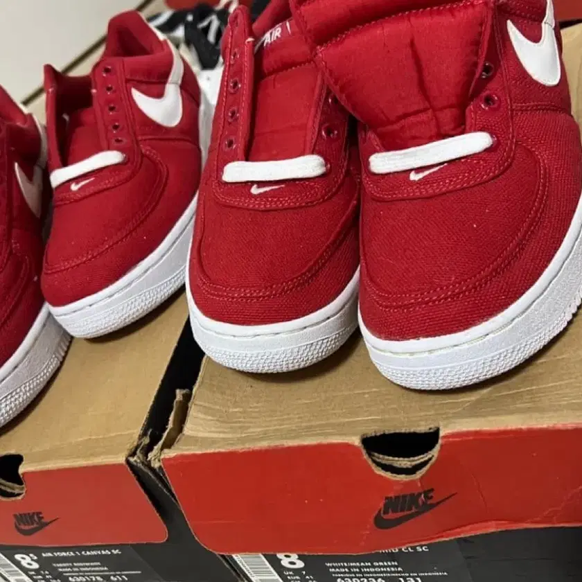 NIKE | 나이키 96 Nike Air Force 1 Low CVS Red/White DEAD STOCK #에어포스sc,#에어 ...