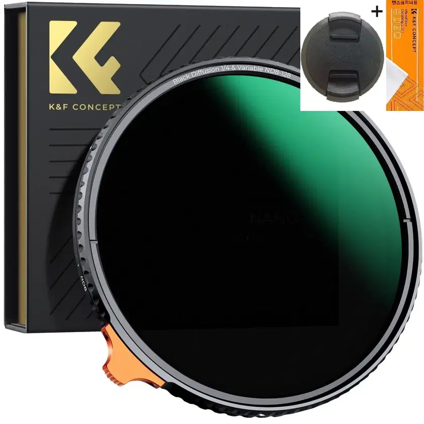 K&F 67mm Black Mist + Variable ND8-128 2in1 Filter (with cap) #필터,#블랙미스트,#블랙미스트+ND,#ND8-128 ...