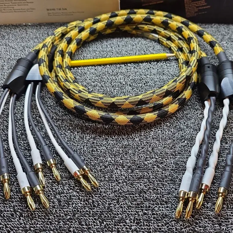 [By Wiring] MOGAMI [2972] Speaker Cable 2M 1 set #모가미,#스피커케이블,#mogami ...