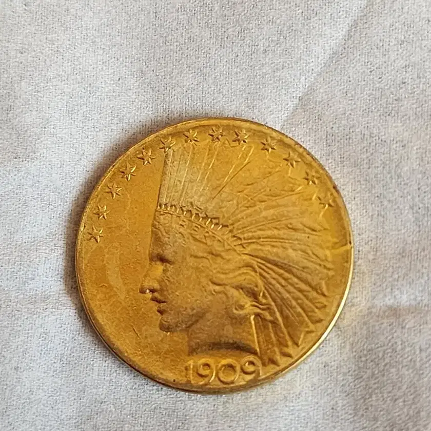 American Indian 1909 Gold Coin on Bunjang Global Site.