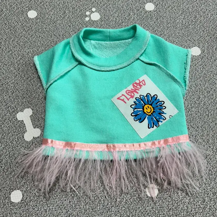 We are selling Comcom Com Com Ice Cream Mint Top M size #꼬모꼬모,#강아지옷,#M ...