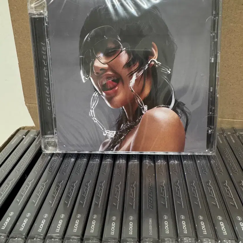 black pink, sealed lisa Rockstar limited edition album Limited 락스타 #블랙 ...