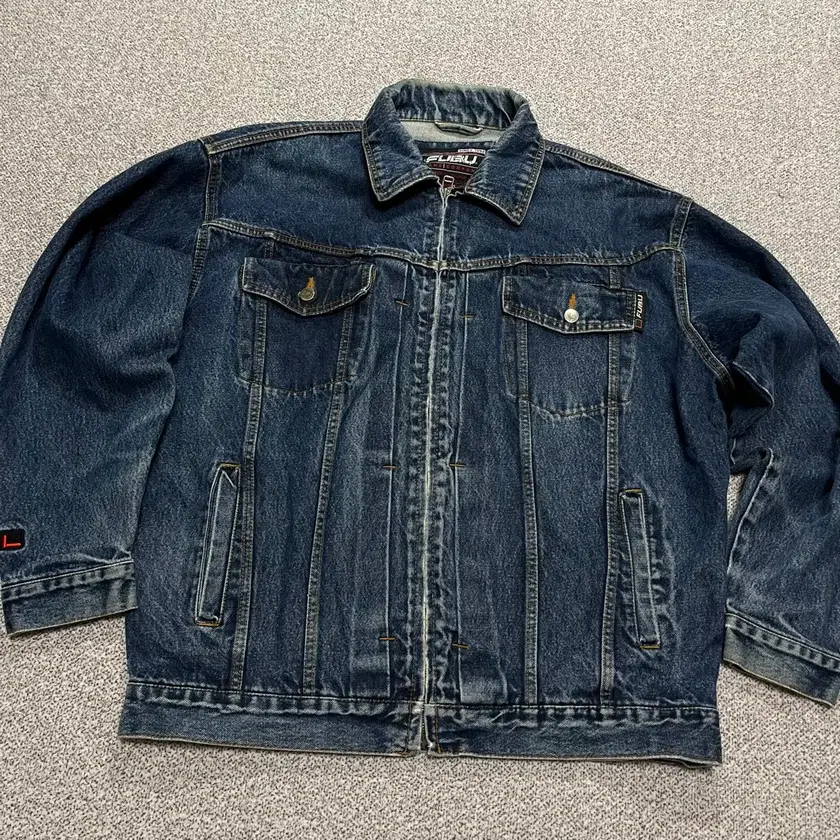 Fubu Jeans Fubu Old School Denim Jacket (L) #후부,#푸부 on Bunjang Global Site.