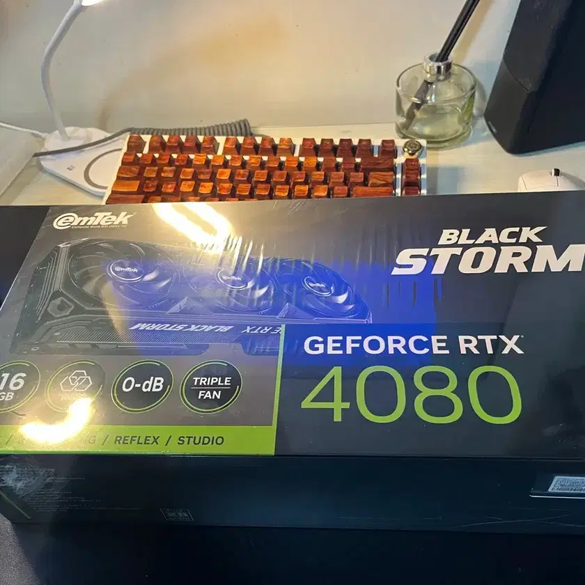 NVIDIA | 엔비디아 Final Pull (Unsealed New Product) EMTEK Black Storm RTX 4080 16G on Bunjang Global ...