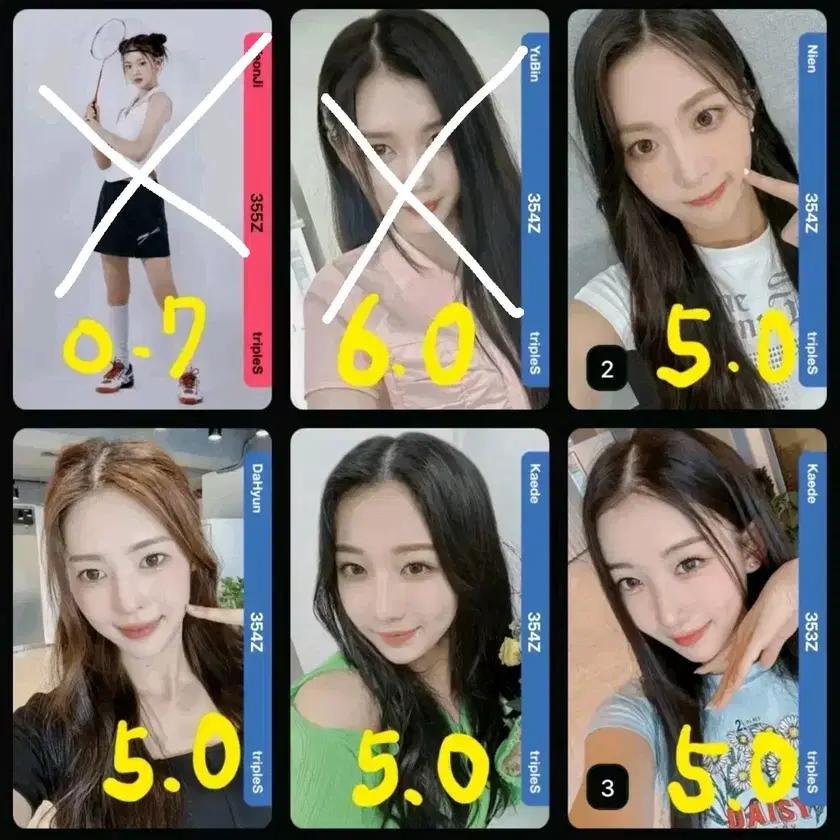 Triples Binary Sells Various Double Objects on Bunjang Global Site.