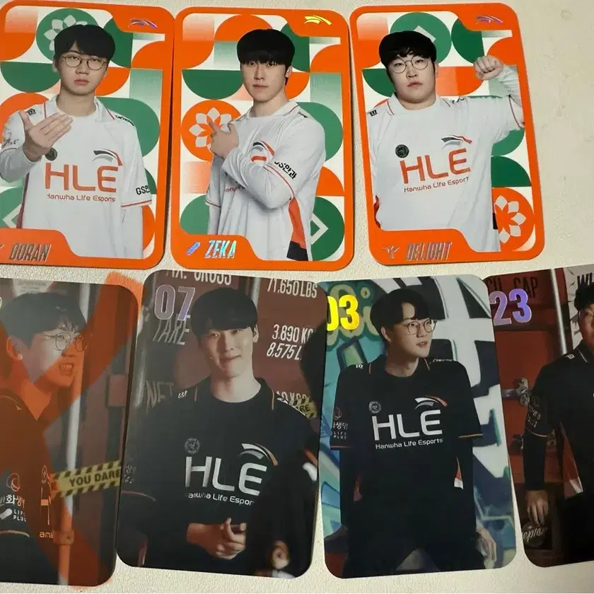 HLE Hanwha Life Esports Photocard on Bunjang Global Site.