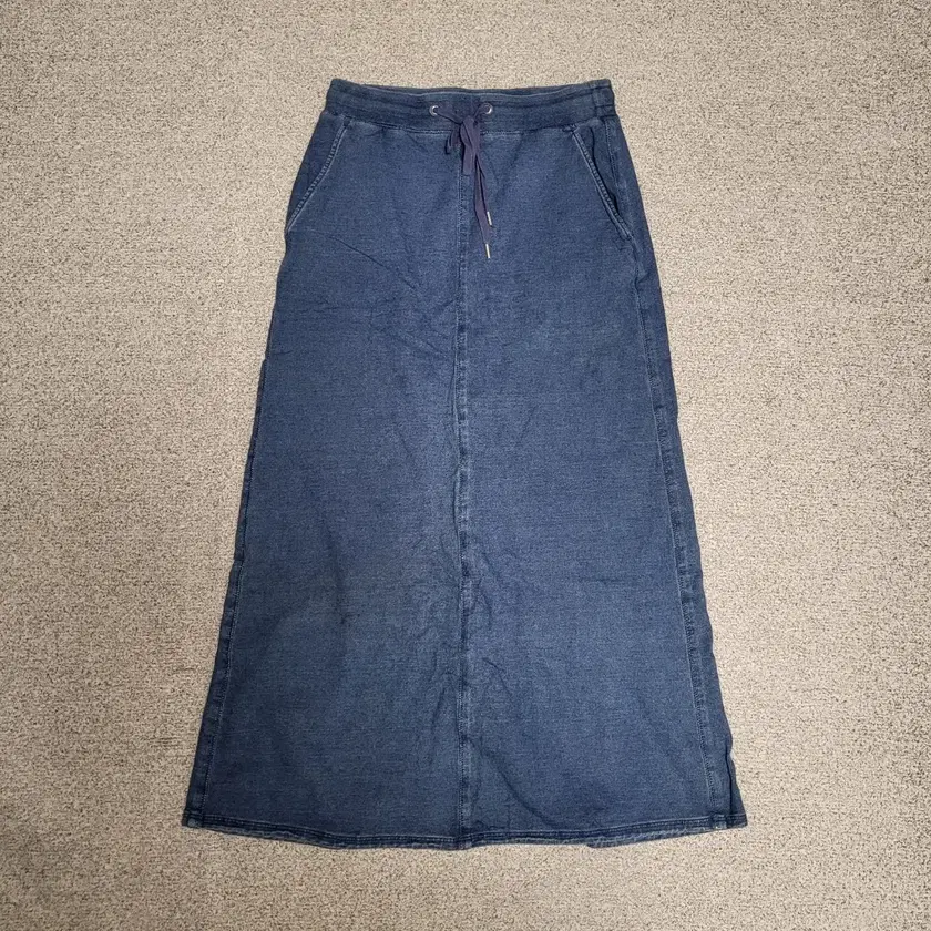 GU jiu A-line spandex denim skirt Skirt M #치마,#스커트,#데님,#청치마,#롱스커트 on ...