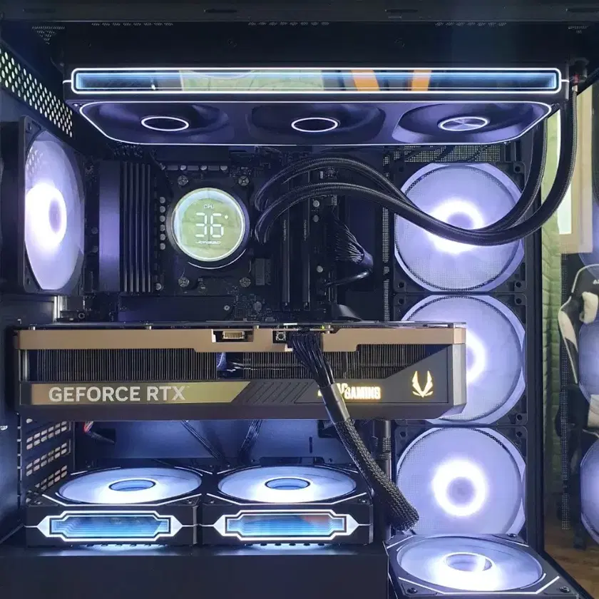 Black Gaming Computer PC (9800X3D + RTX5080) #9800X3D,#RTX5080,#게이밍컴퓨터 ...