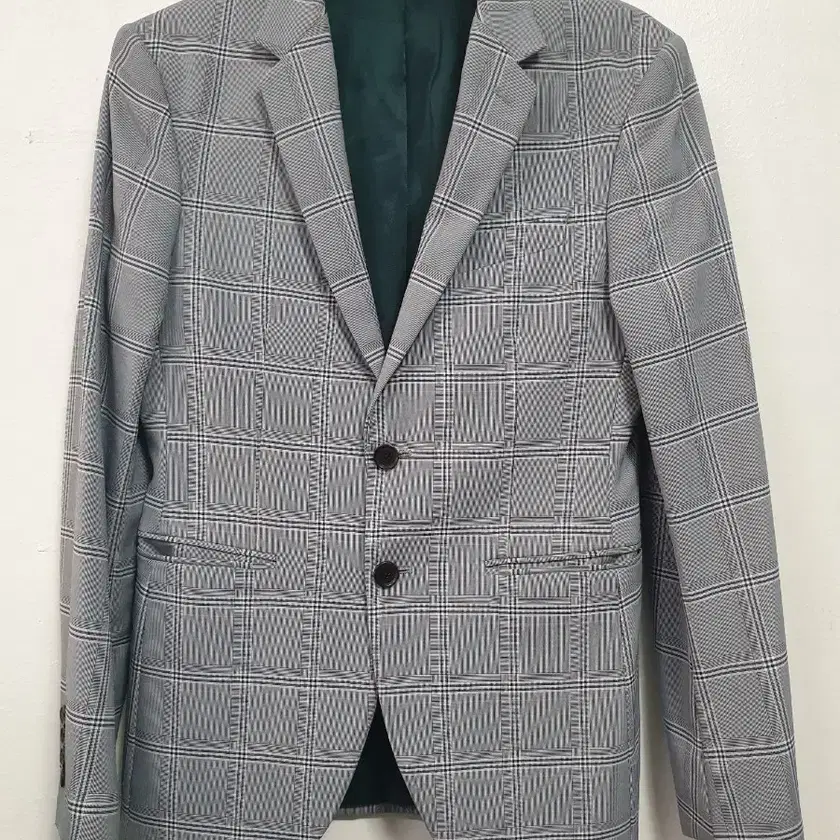 ZARA | 자라 Zara Gray Checked Jacket Casual Suit Jacket 175/92a USA Size ...