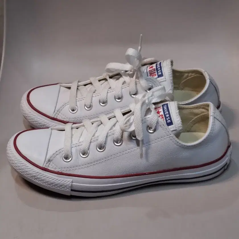 CONVERSE Chuck Taylor All Star Classic Leather White 132173C 240 #컨버스 ...