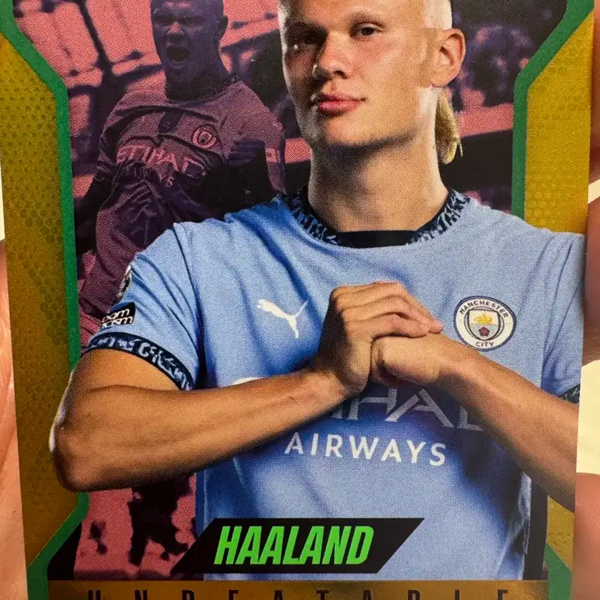 [Panini 2025 EPL Top Class Cards] Holland UNBEATABLE Card #홀란드,#맨시티 ...