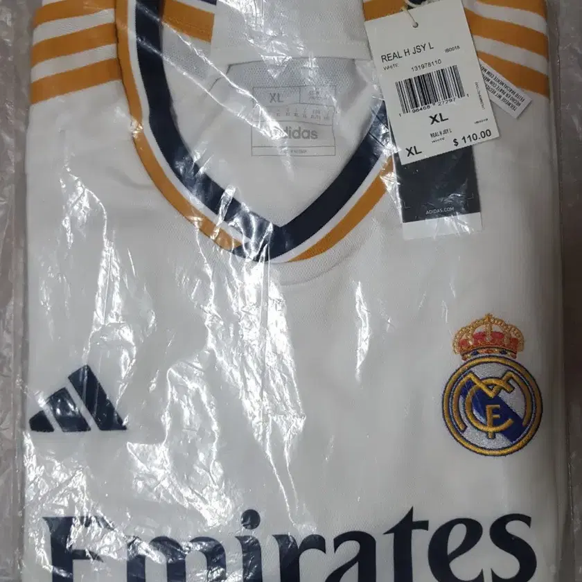 [XL] 23 24 Real Madrid Long Sleeve Bellingham Shirt Champions League ...