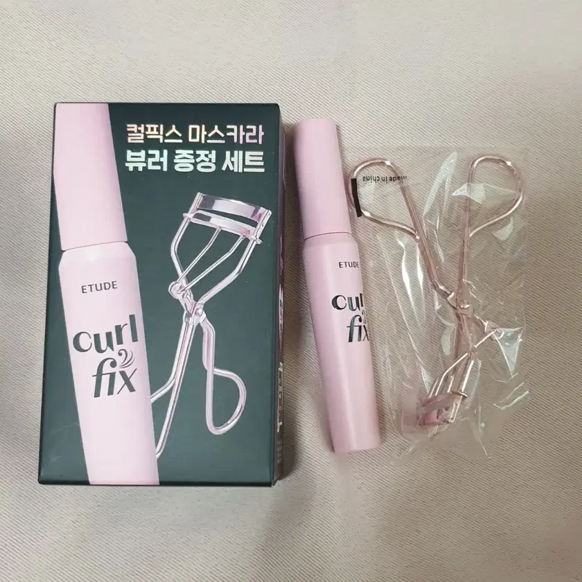 (Sealed) Etude House Curlicose Mascara + Eyelash Curler Set, Black on ...