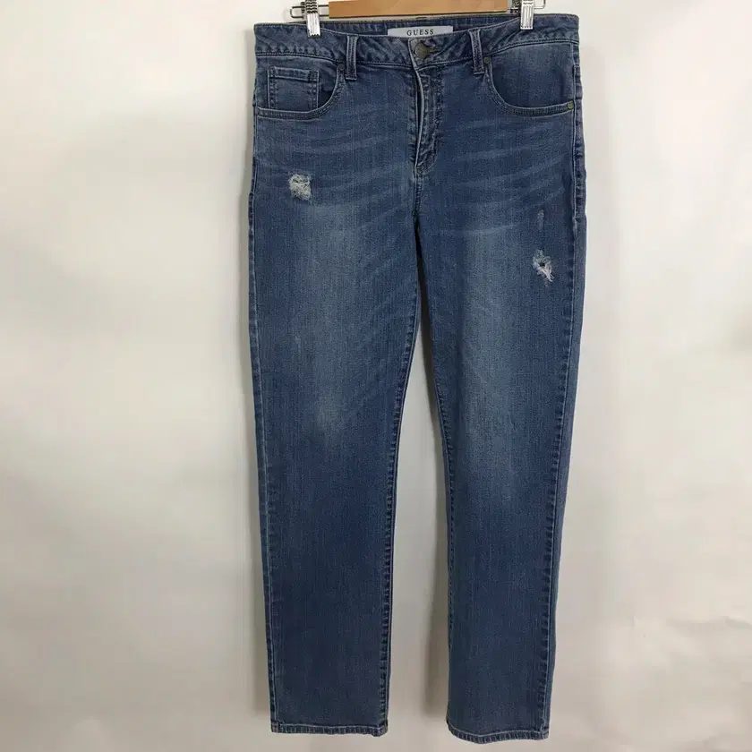 GUESS | 게스 GUESS GUESS Triangle Patch Span Jeans [33] #게스청바지33,#게스,#삼각 ...