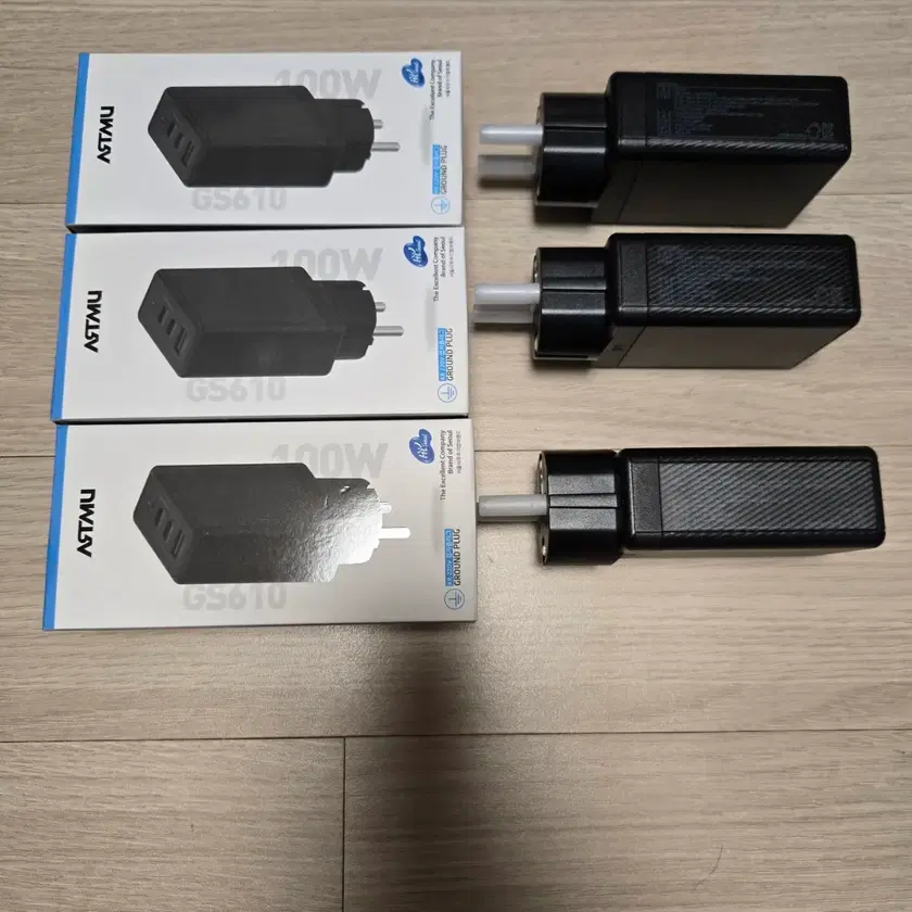 Artmu PD PPS 100W 3-port grounded charger GS610 Full box for sale on Bunjang Global Site.