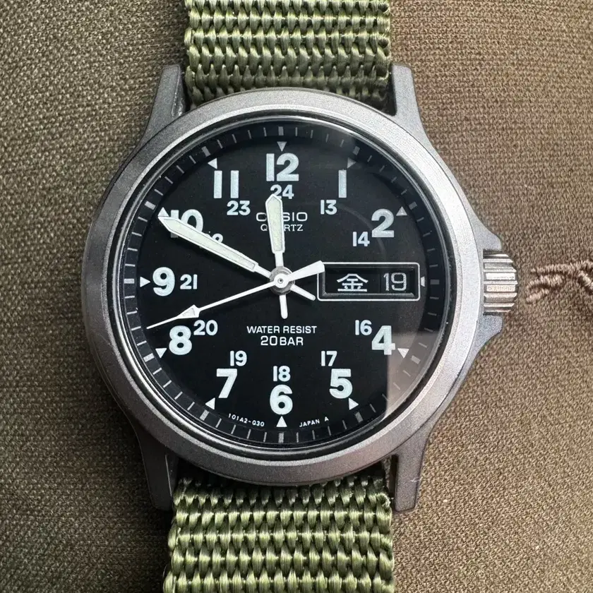 CASIO | 카시오 Casio Rare Vintage MD-706 Military, Field Watch Quartz ...