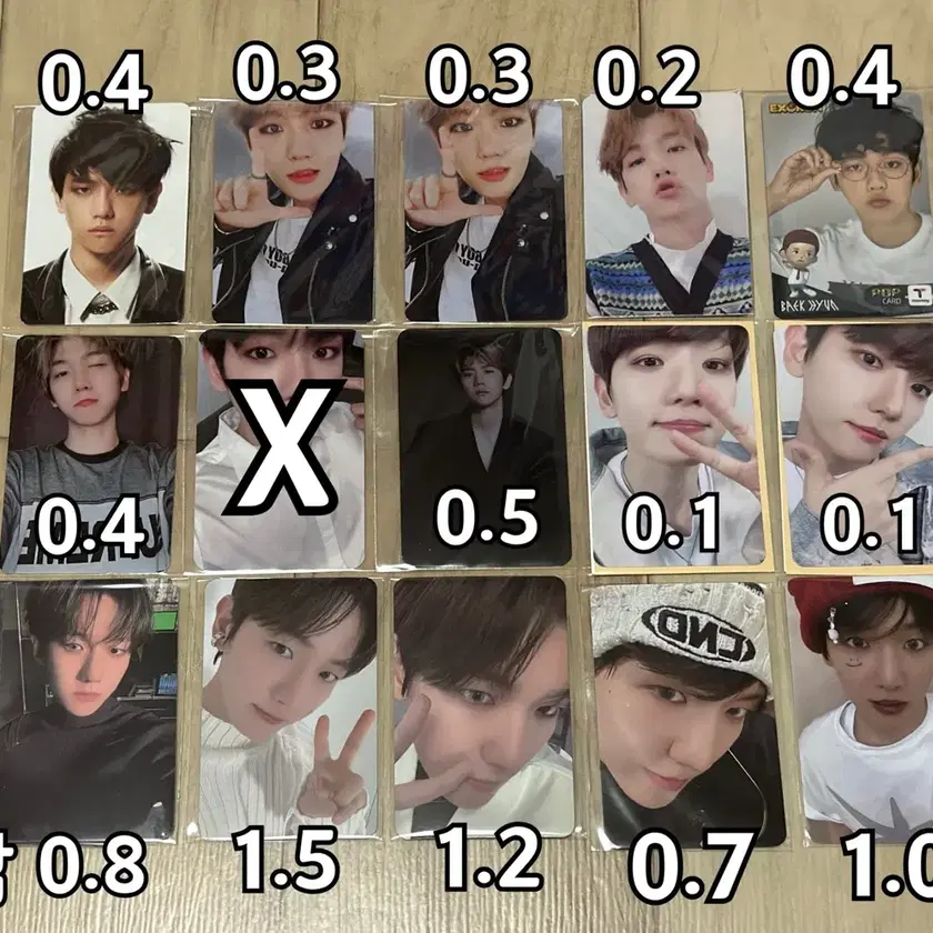 EXO | 엑소 exo baekhyun poca WTS #백현포카,#백현,#백현터래기,#백현콘서트,#백현굿즈 on Bunjang ...