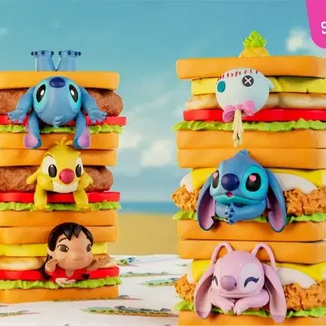 DISNEY | 디즈니 Bulk) Disney Soph Studio Lilo & Stitch Sandwich Figure ...