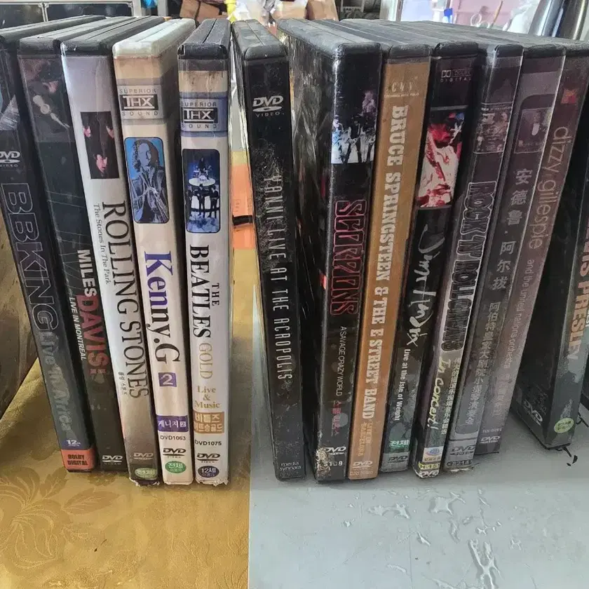 15 Famous Pop Song DVDs on Bunjang Global Site.