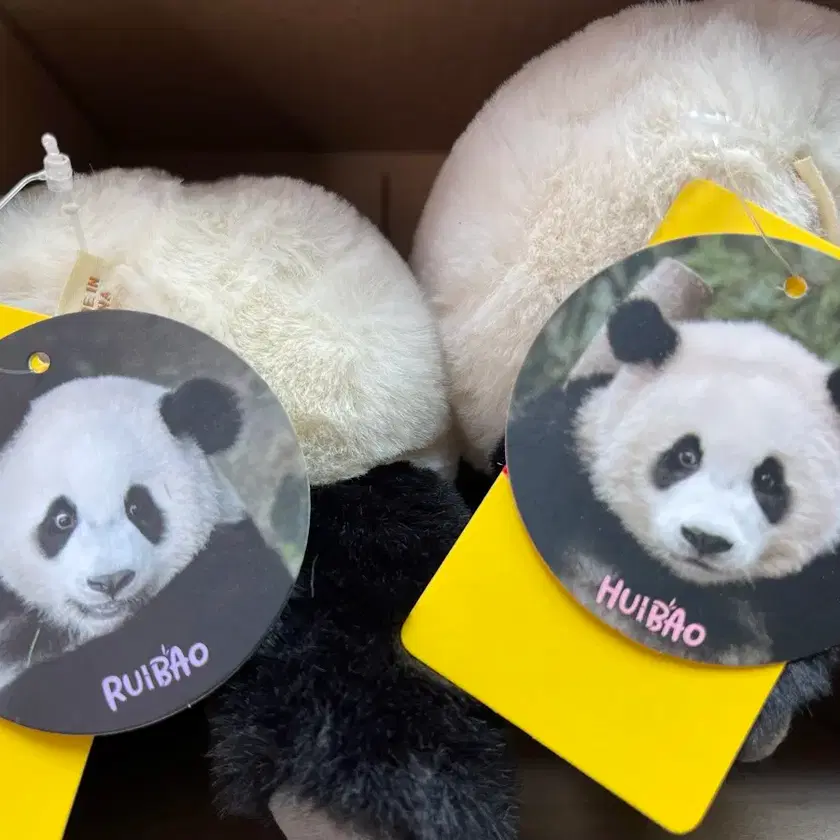 (Original Price) Lewibao Huibao Soft Doll Set #푸바오,#루이바오,#후이바오,#보들인형 ...
