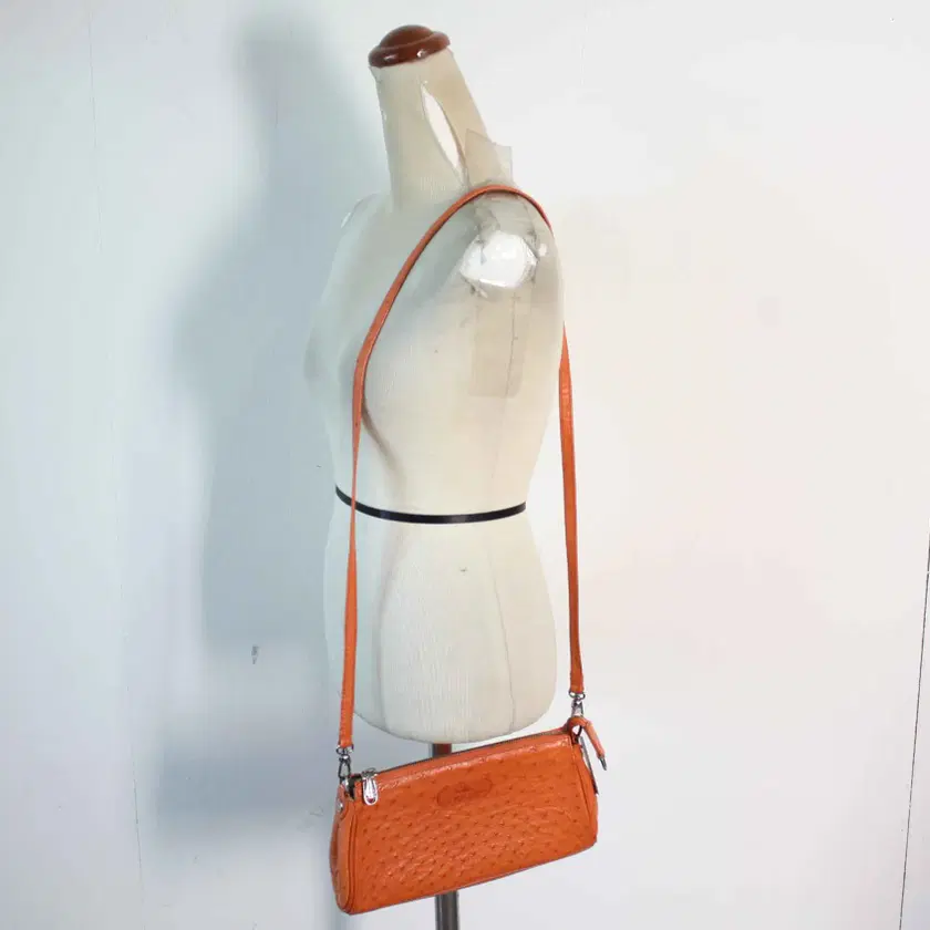 B-10144/Homiga Genuine Women's Ostrich Leather Crossbody Bag #호미가,#타조 ...