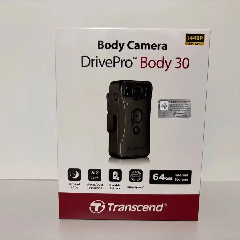(New) Transcend DrivePro Body 30 Bodycam #바디캠,#트랜센드,#바디캠코더 on Bunjang ...