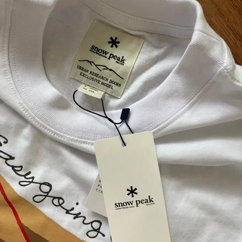 Snow Peak Short Sleeve T-Shirt on Bunjang Global Site.