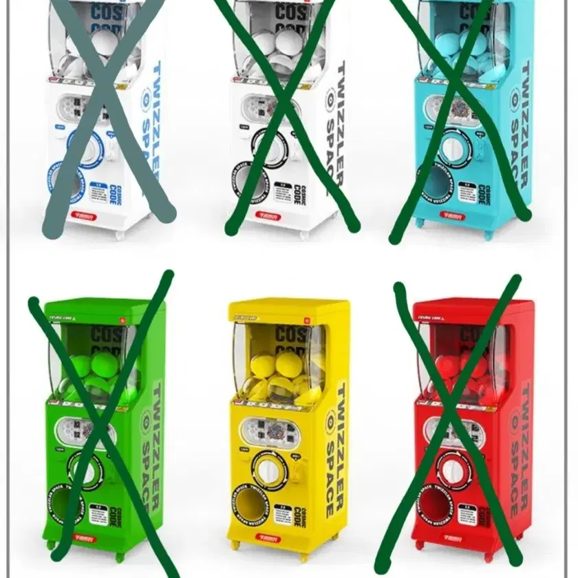 space autoy Capsule Toy Gacha Machine Miniature (Yel) on Bunjang Global ...