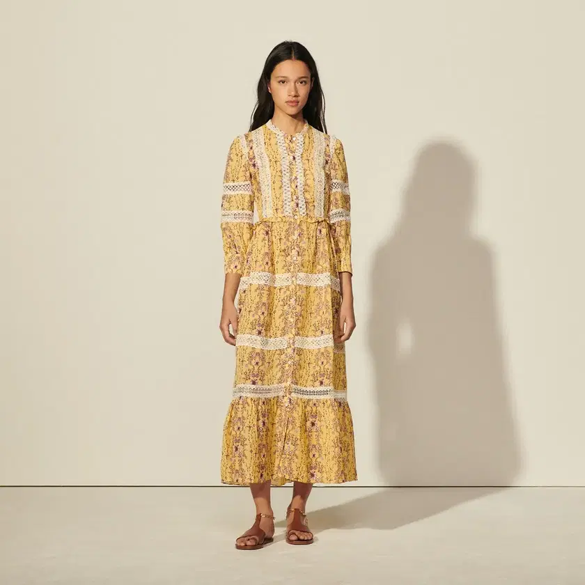 SANDRO | 산드로 Sandro Onepiece (New) on Bunjang Global Site.