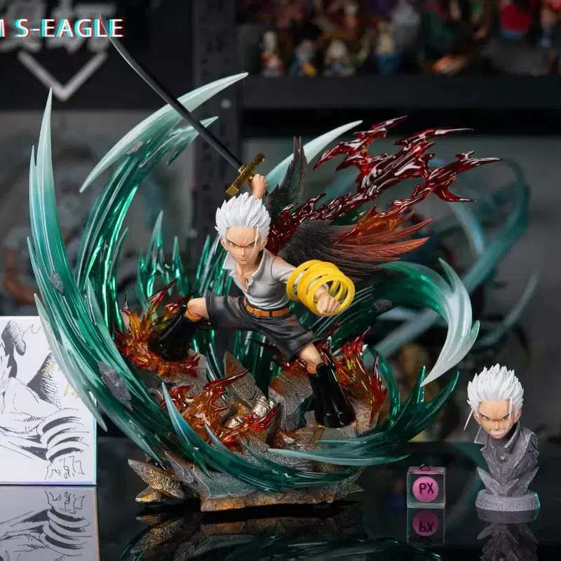 ONEPIECE | 원피스 (In Stock) Super Seraphim Mihawk Resin Onepiece Figure ...