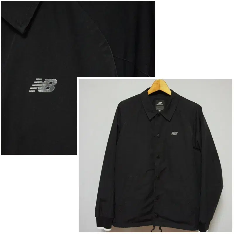 NEW BALANCE | 뉴발란스 New Balance Black Windbreaker Jumper, Men's 100 ...