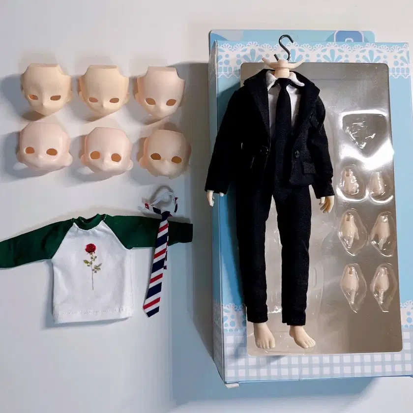 Bulk Nendoroid Hair Compatible Open-Eye Face Parts Head Obitsu Joint ...