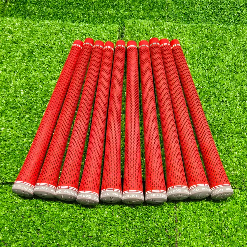 Golf Pride 10 Tour Velvet 360 Red Golf Grips #60R라운드그립,#투어벨벳360,#아이언그립 ...